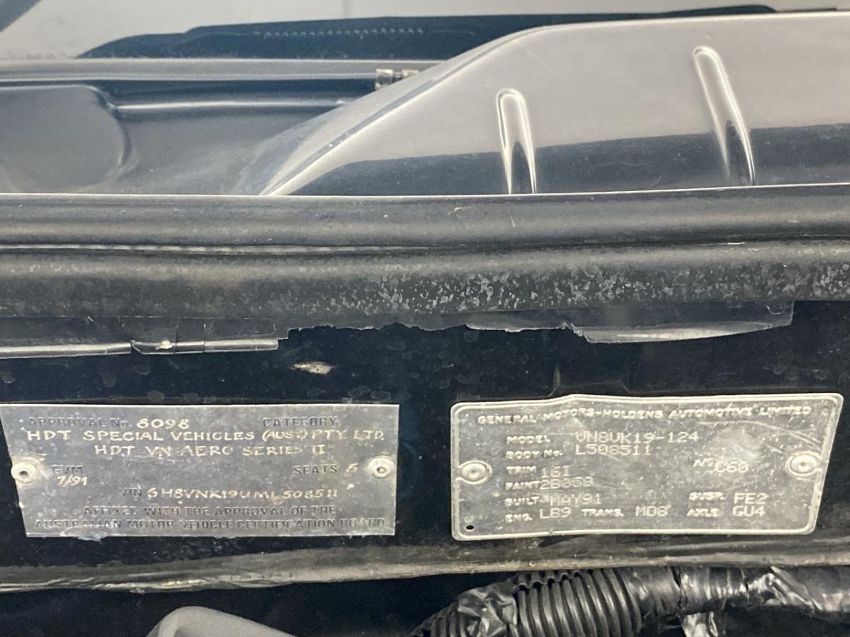 1991 Holden Commodore VN HDT 'Aero' Sedan | classicregister