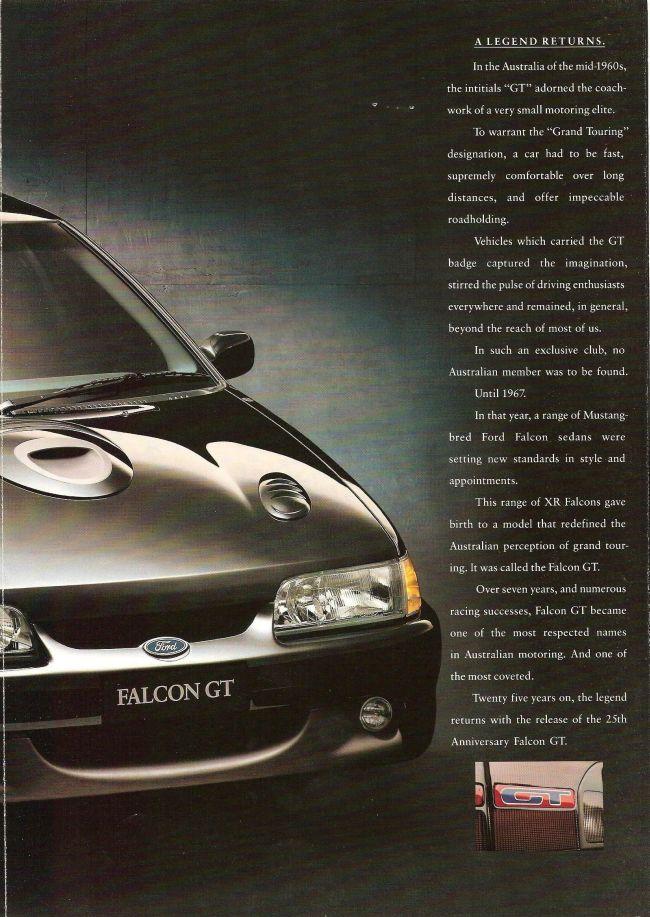 INFO GUIDE: 1992 - 1993 Ford Falcon EB GT | Classic Register