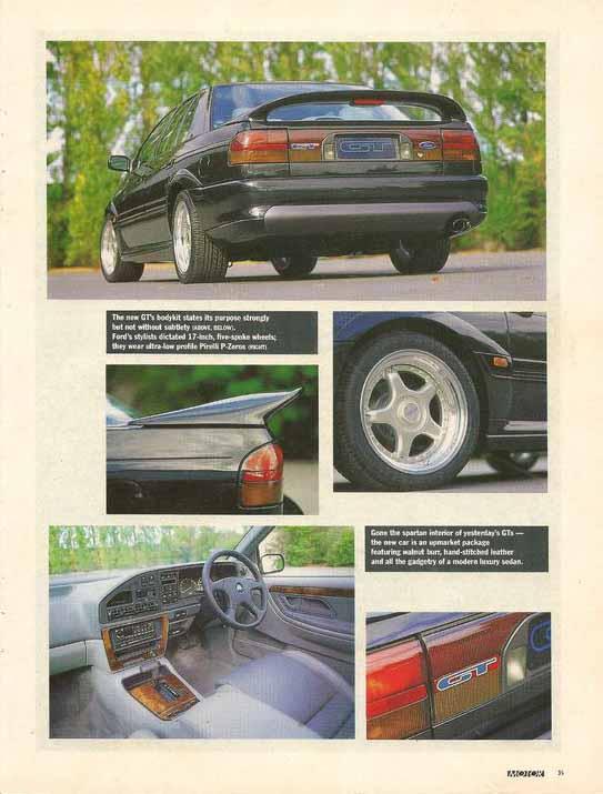 INFO GUIDE: 1992 - 1993 Ford Falcon EB GT | Classic Register